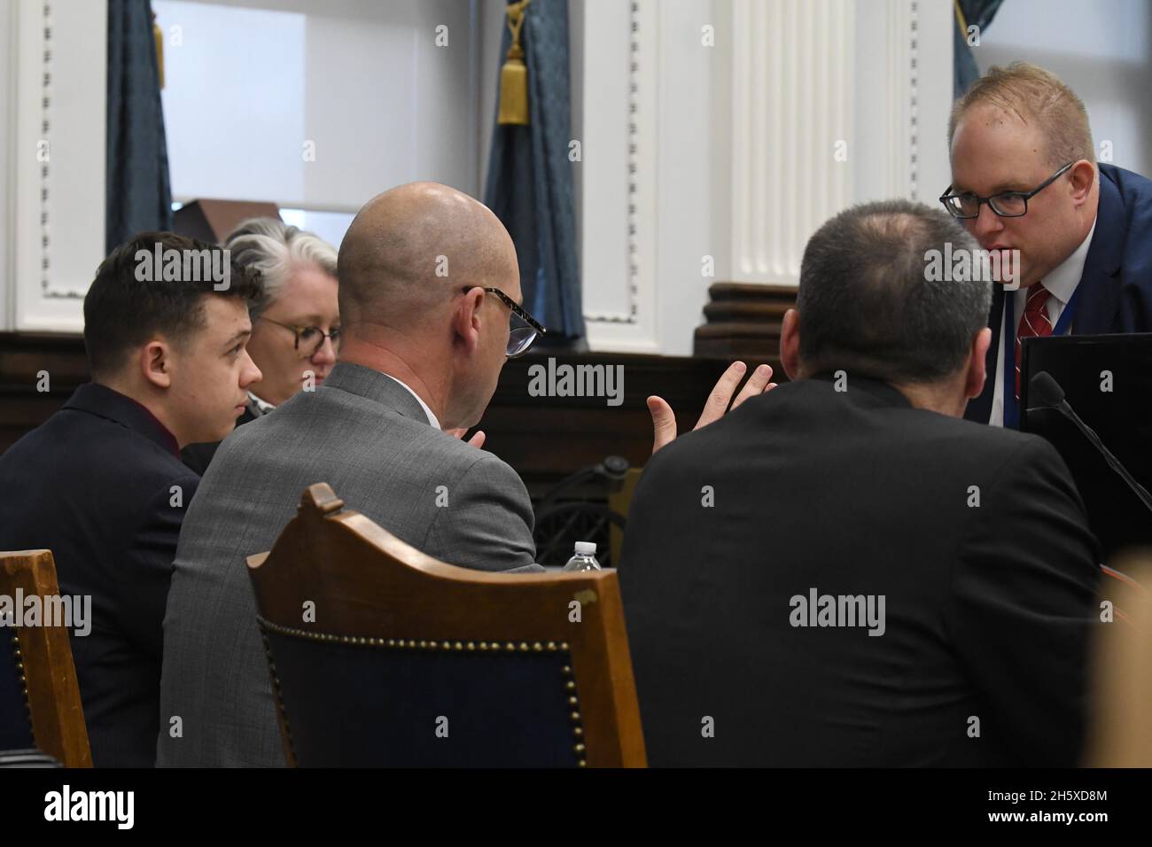 Kenosha, Wisconsin, USA. 11th Nov, 2021. KYLE RITTENHOUSE and his ...