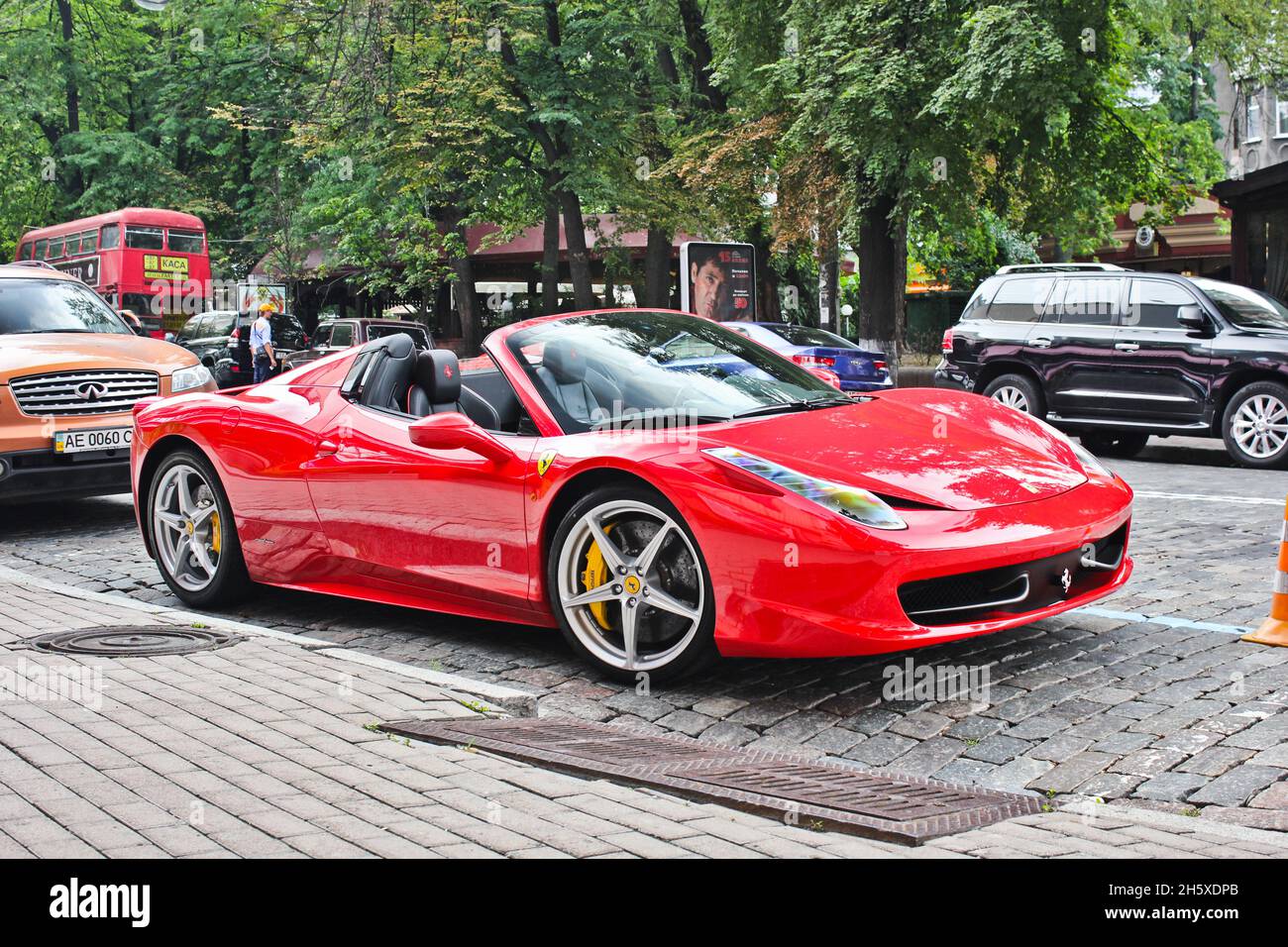 Ferrari 458 italia spider hi-res stock photography and images - Alamy