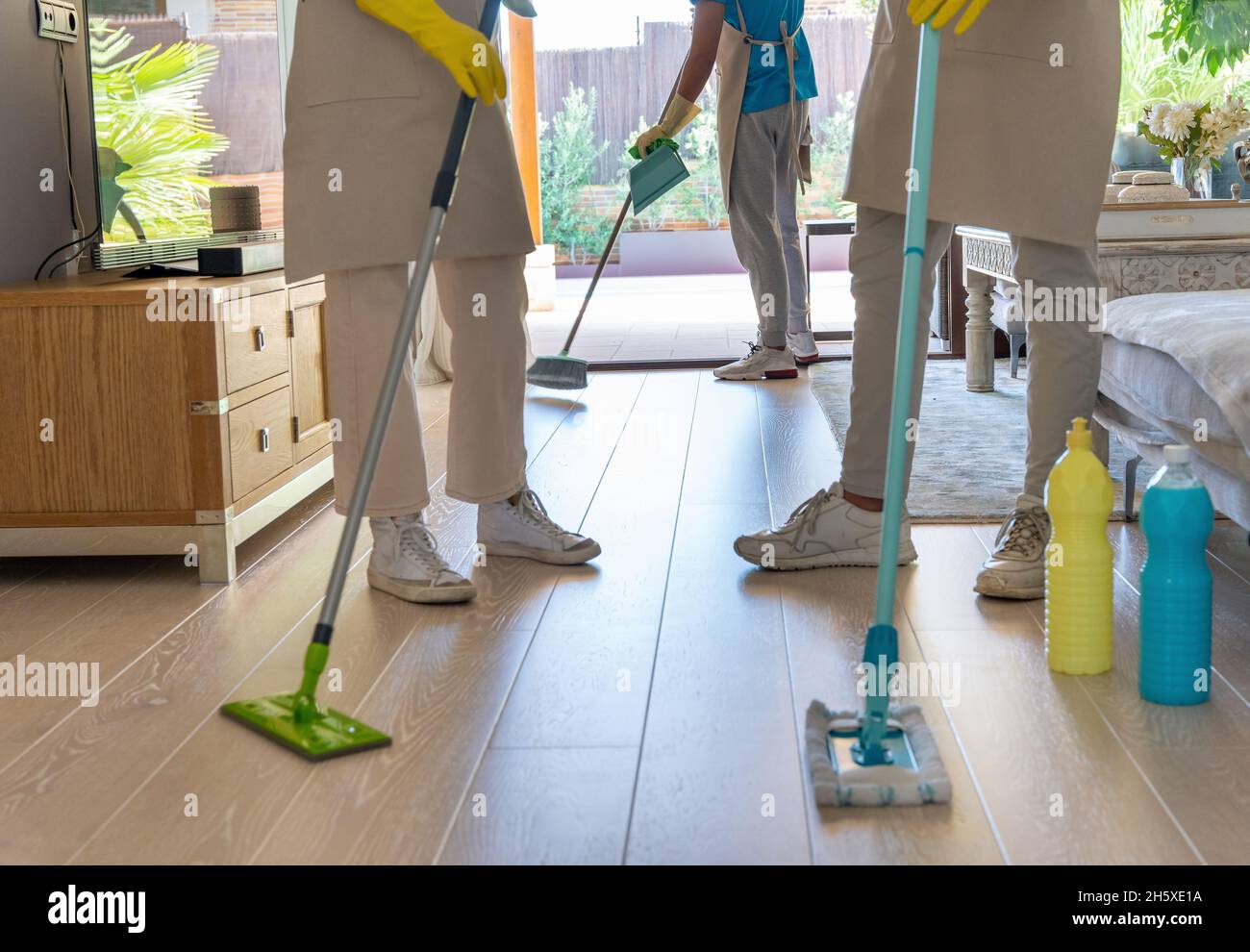 Mops and brooms hi-res stock photography and images - Alamy