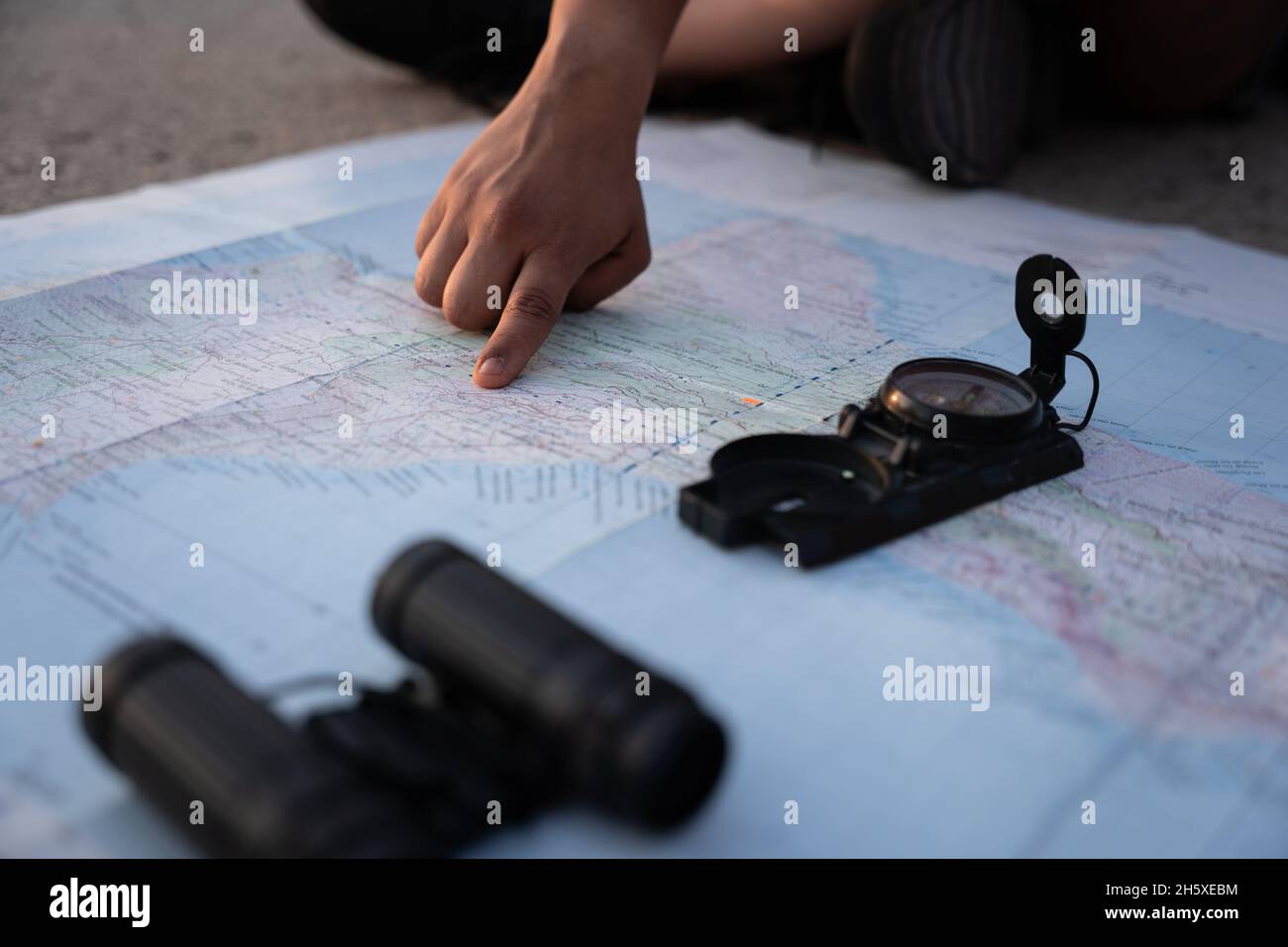 African map hike hi-res stock photography and images - Alamy
