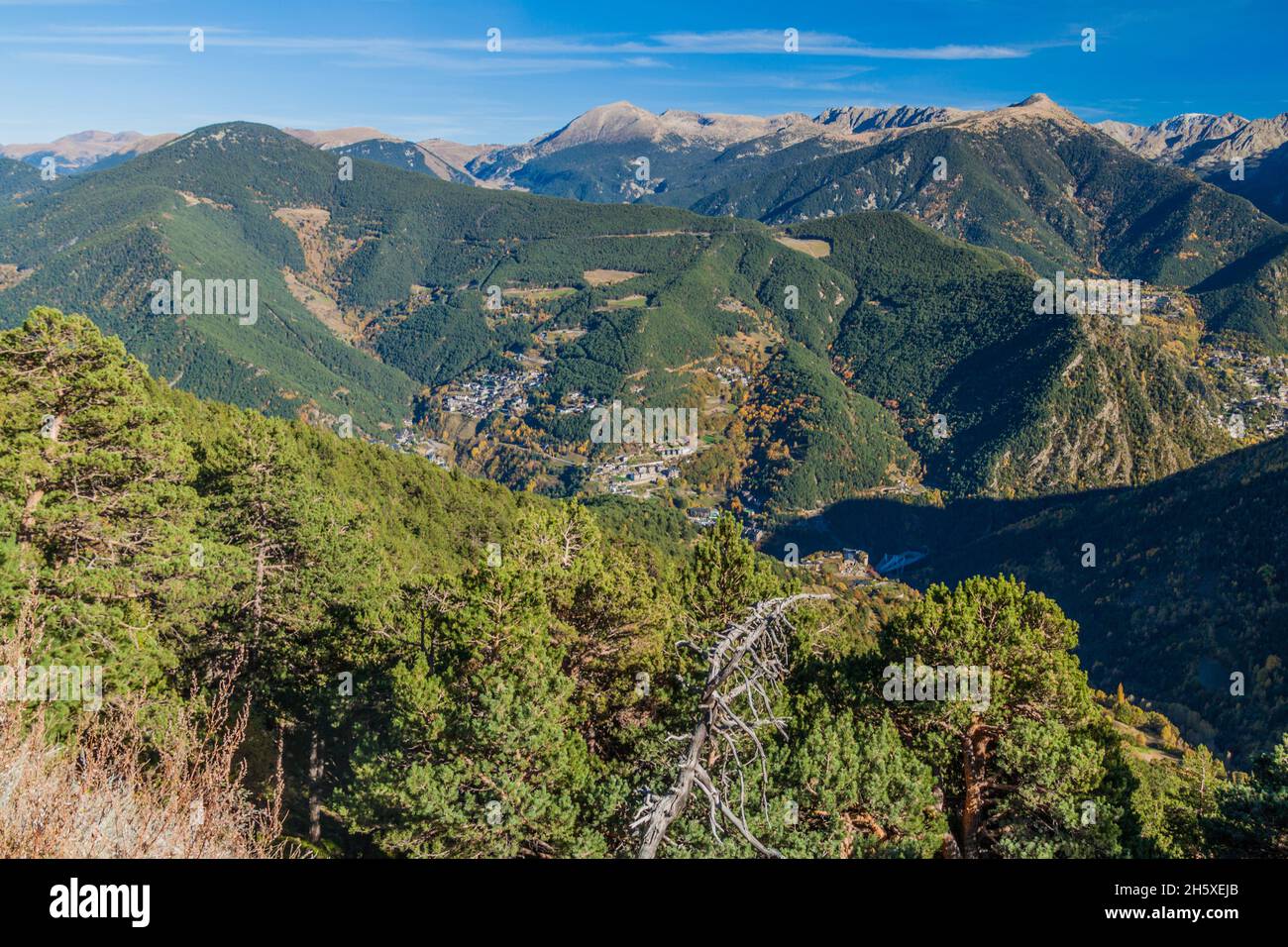 Valley of Arinsal river, Andorra Stock Photo - Alamy