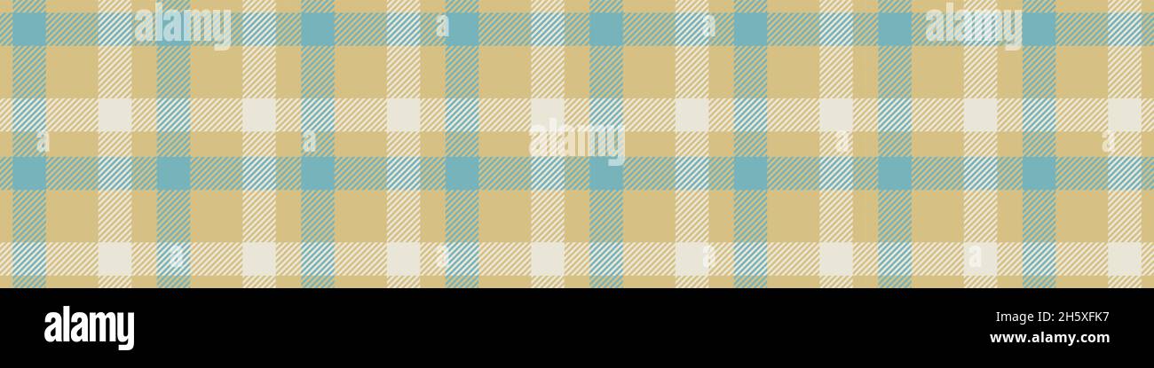 Gender neutral seamless plaid vector border. Gingham baby color checker ...