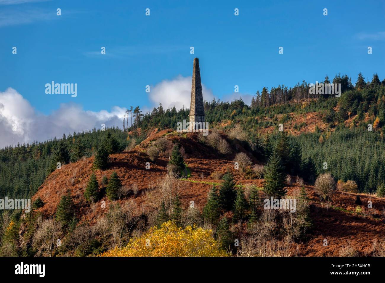 Murray’s Monument located in the Galloway Forest Park near Newton ...