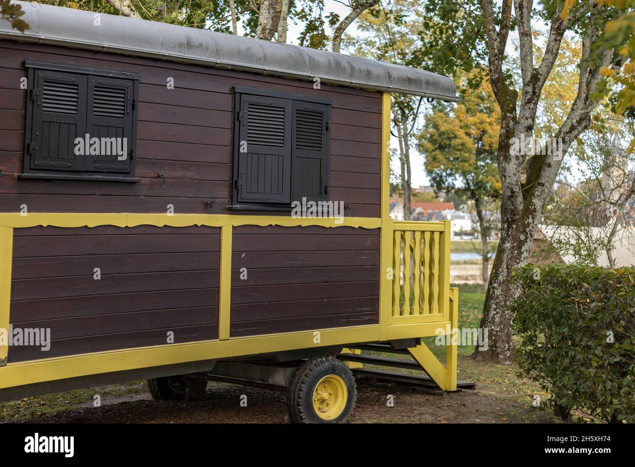 Traveller caravan hi-res stock photography and images - Alamy