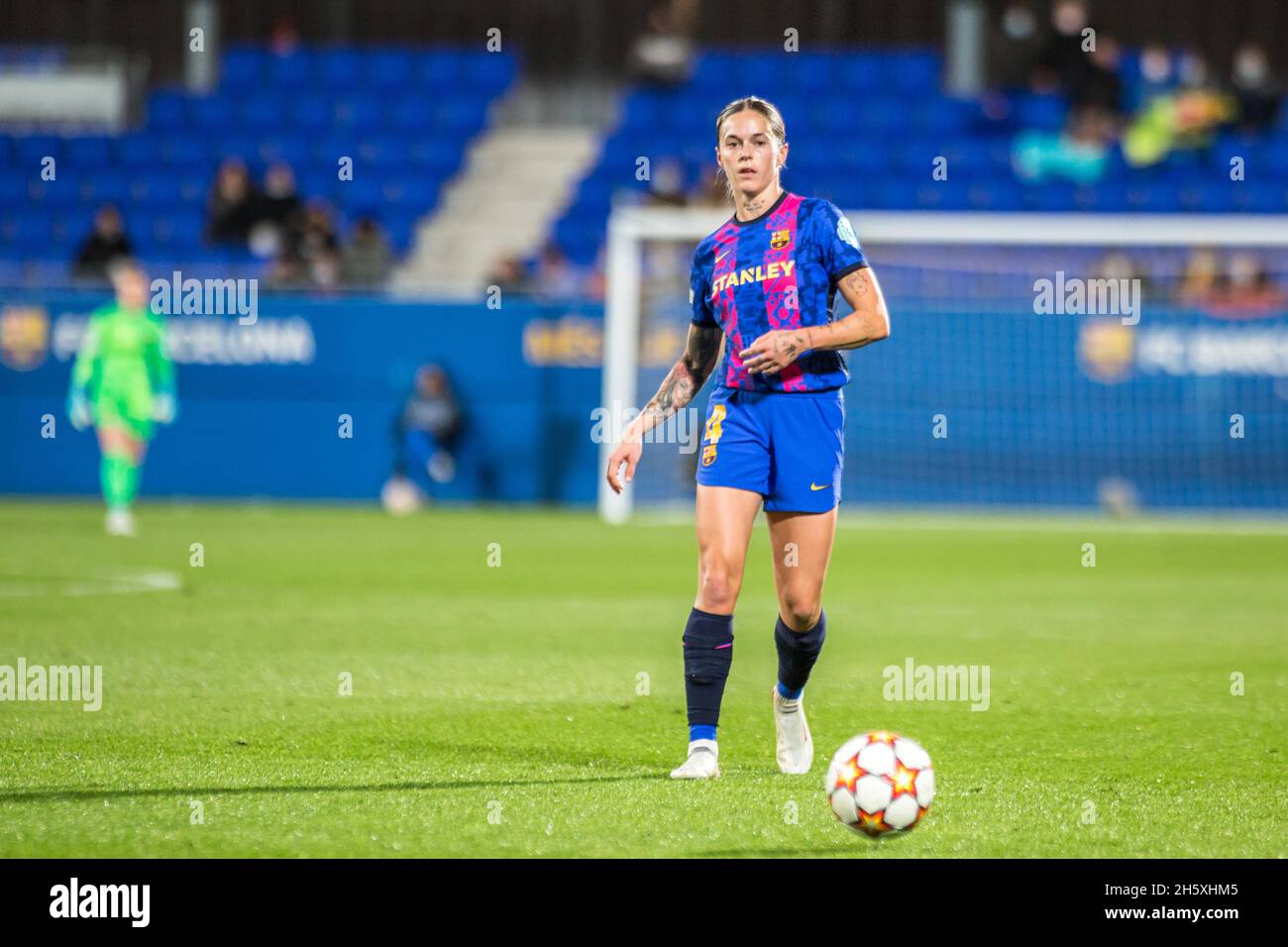 Barcelona, Catalonia, Spain. 10th Nov, 2021. Maria Leon of FC Barcelona ...