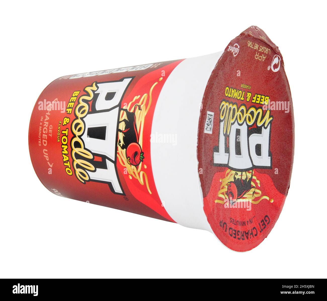 Beef and tomato flavour Pot Noodle unopened manufactured by Unilever ...