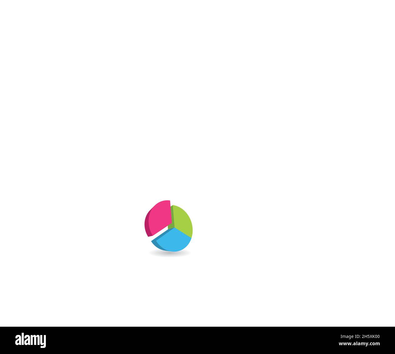 Colorful pie chart design element Stock Vector Image & Art - Alamy