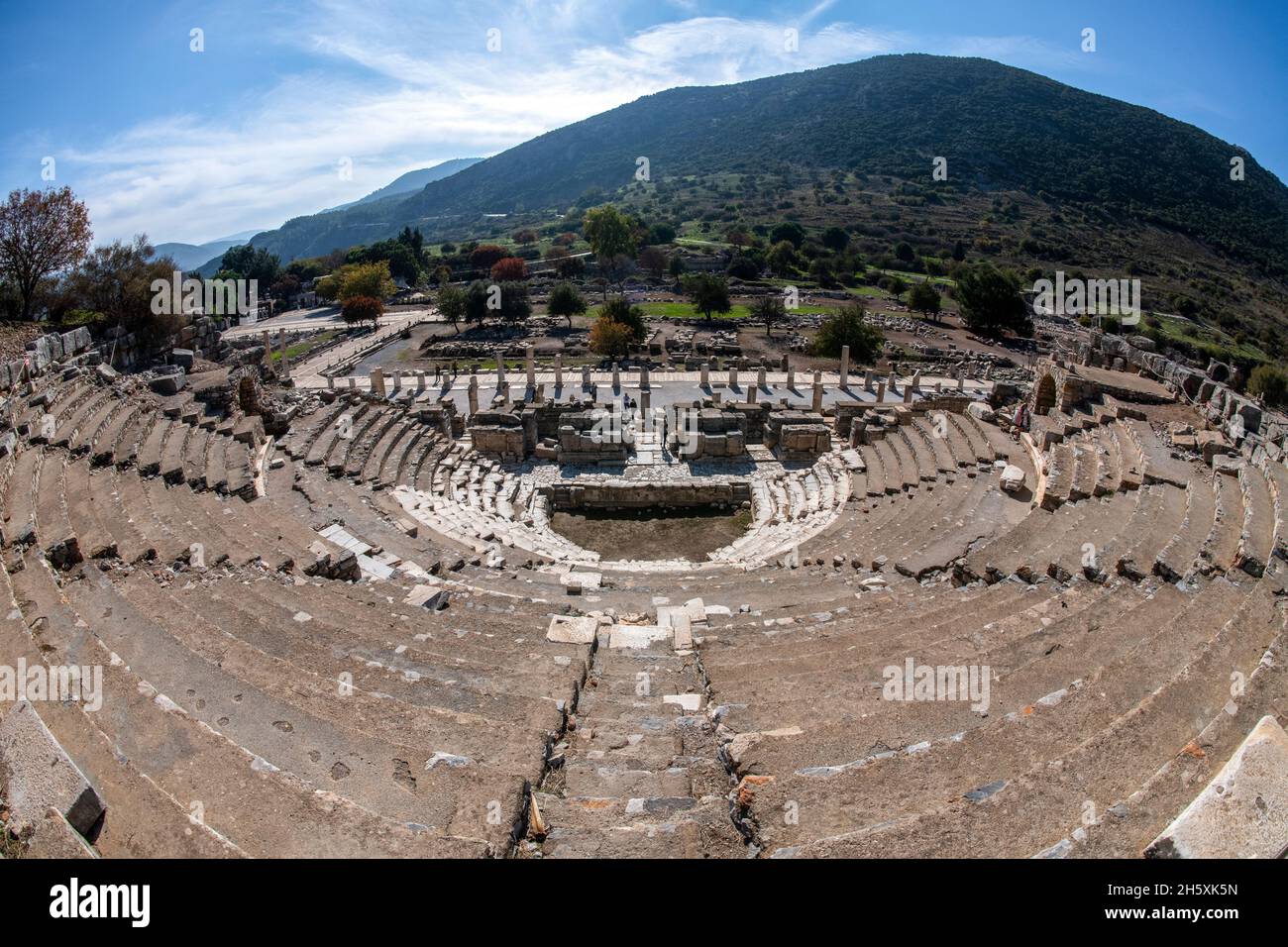 Small Odeon amphitheatre at Ephesus, an ancient city in TurkeyÕs ...
