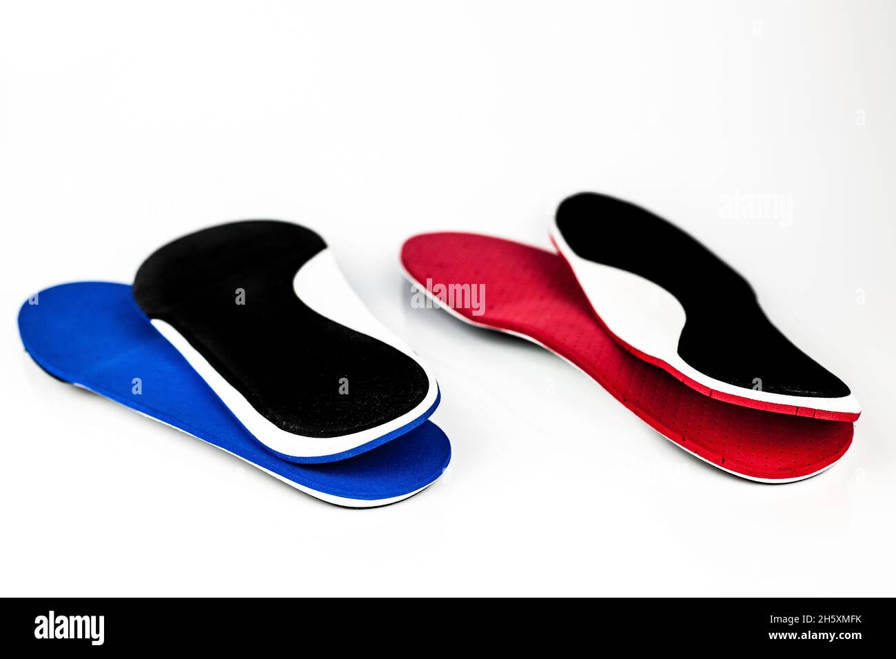 Custom made shoe inserts / insoles Stock Photo - Alamy