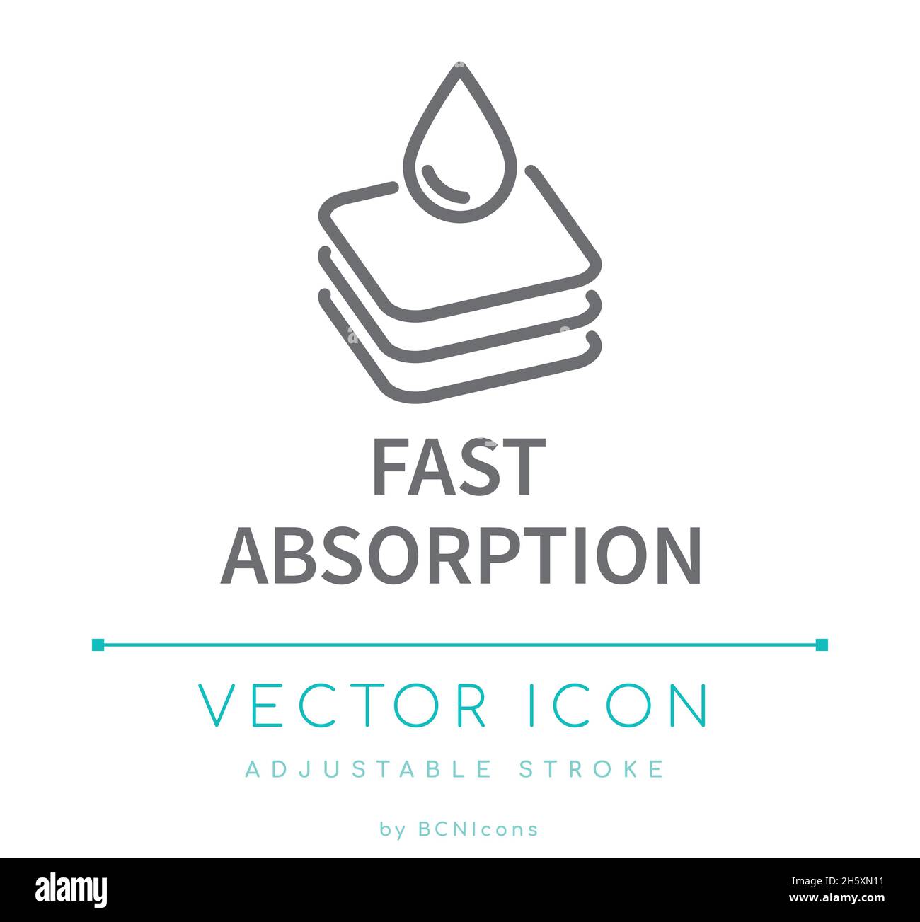 Fast absorption icon Stock Vector Images - Alamy