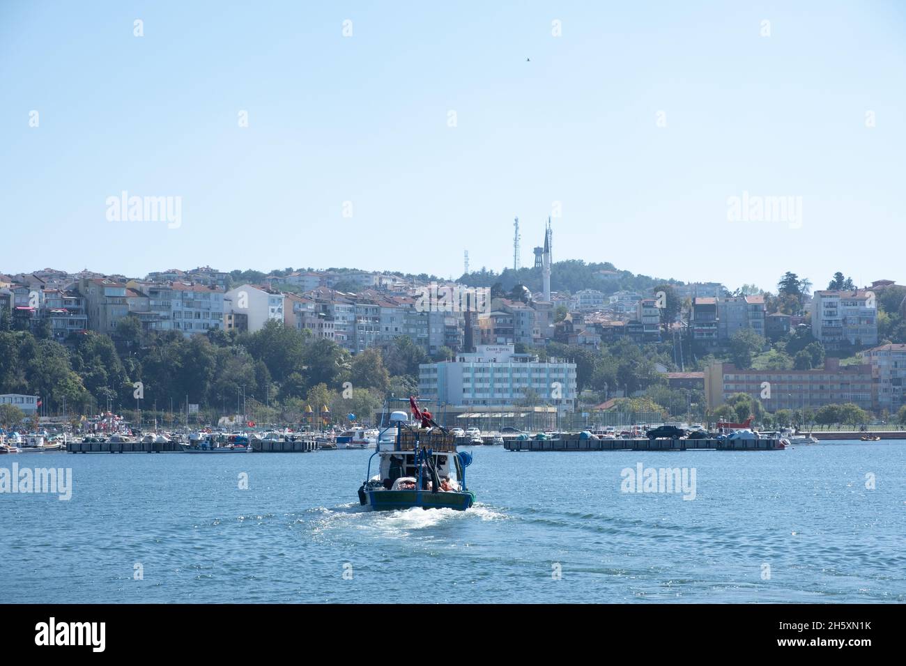 Fishing boats, a boat concept idea for fishing from afar Stock Photo ...