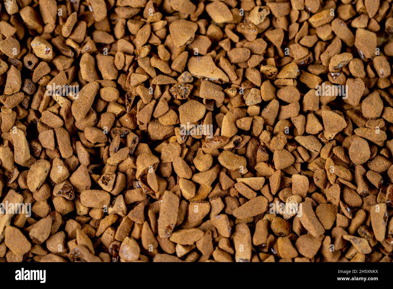 Ground instant coffee macro photo Stock Photo - Alamy