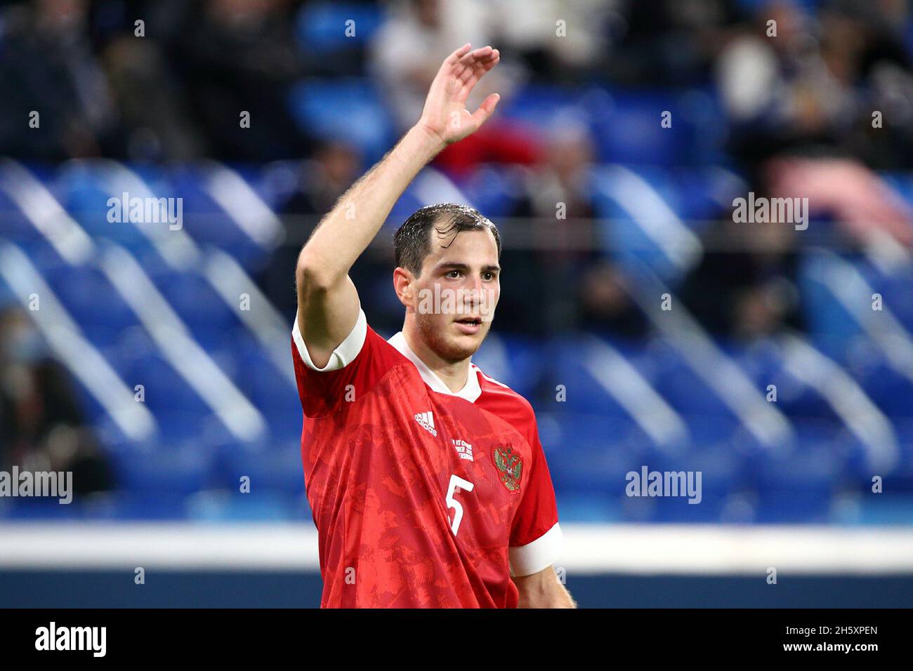 Saint Petersburg, Russia - 11 November 2021: Football, Qualification ...