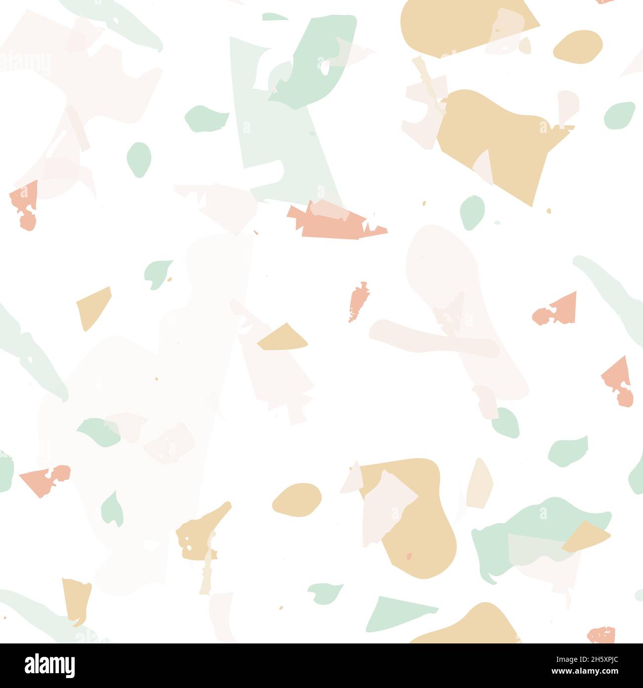 Terrazzo seamless pattern. Earthy minimalistic floor tile for interior ...