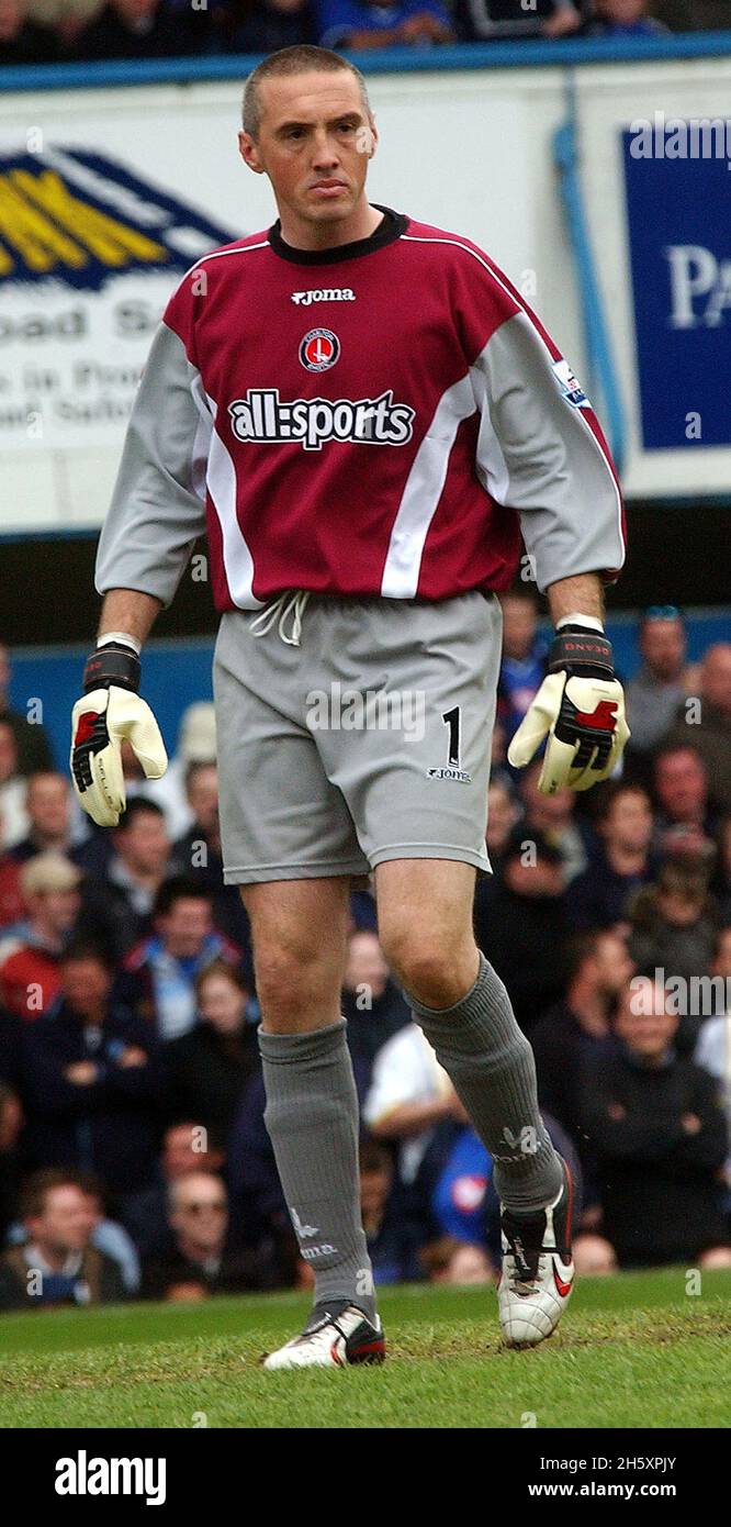 portsmouth v charlton CHARLTON GOALKEEPER DEAN KIELY PIC MIKE WALKER ...