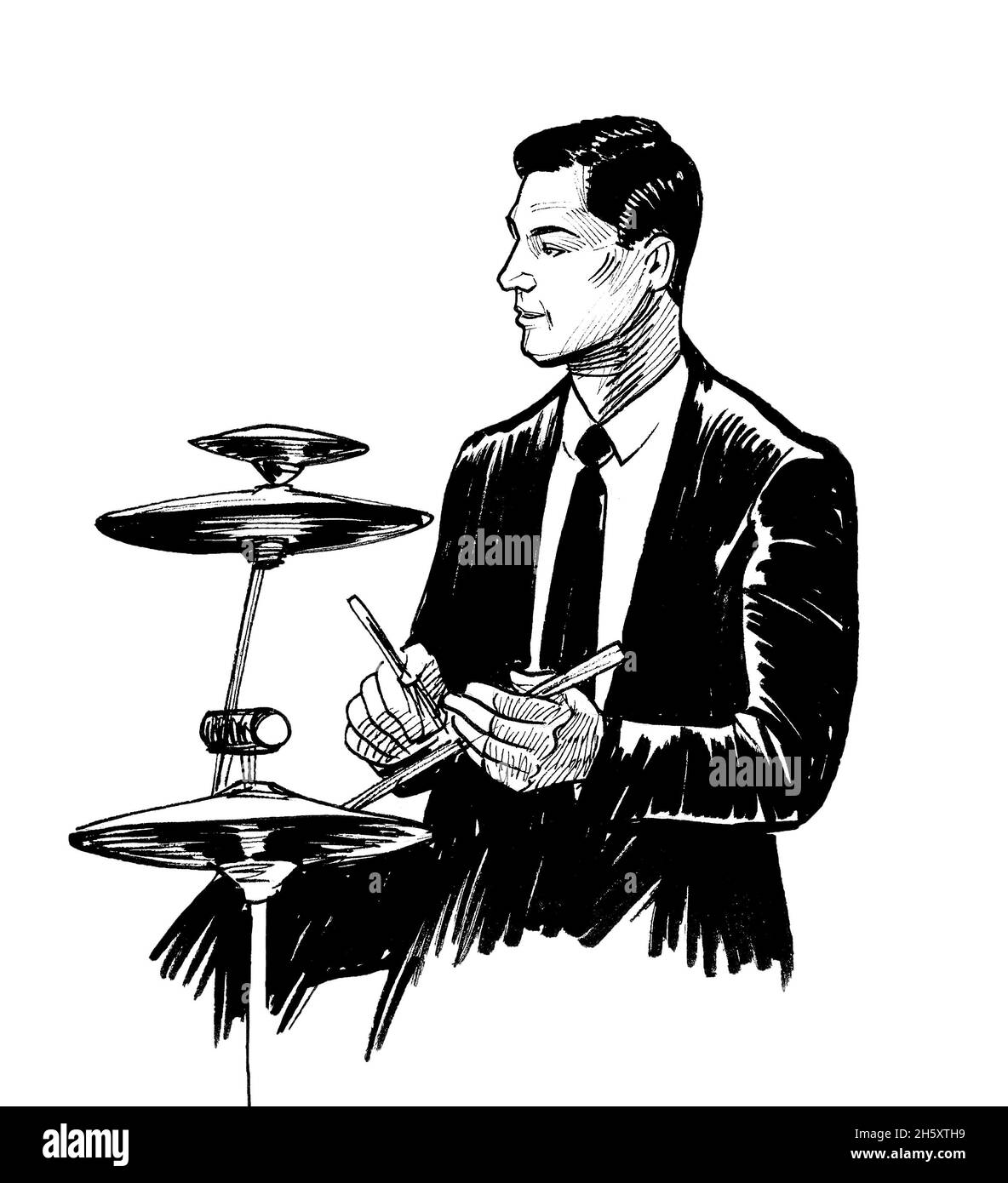 Drummer Drawing