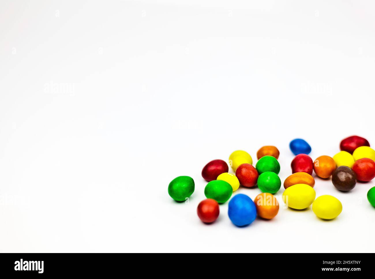 Multi-colored candy - Peanut Stock Photo - Alamy