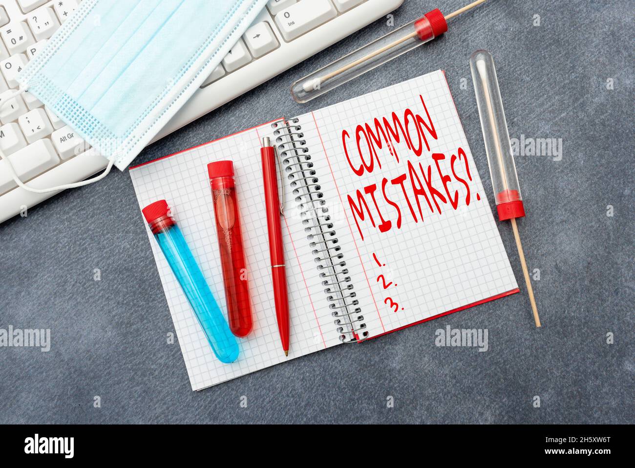 Inspiration showing sign Common Mistakes Question. Concept meaning ...