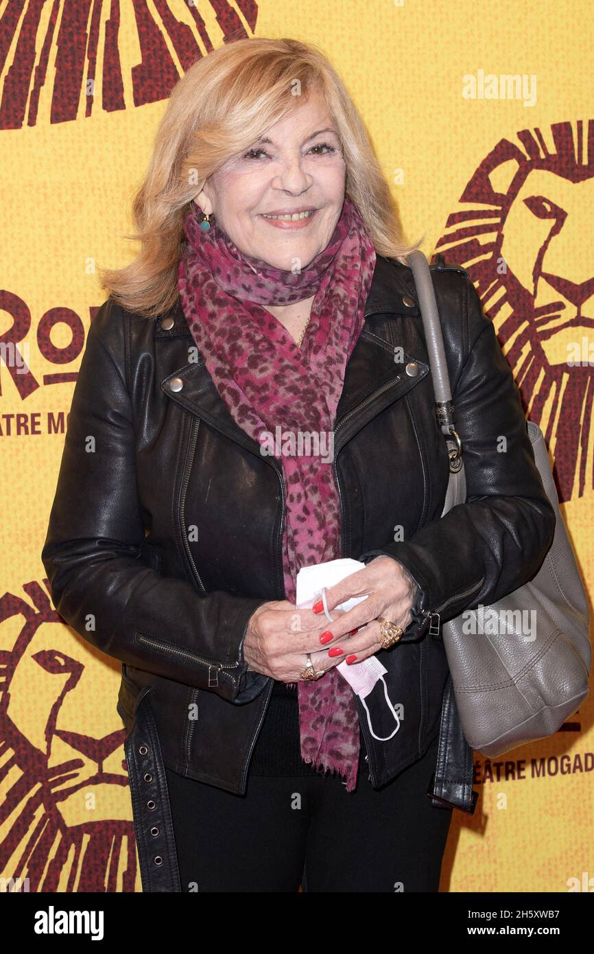 Paris, France. 11th Nov, 2021. Nicoletta attends the musical comedy Le ...