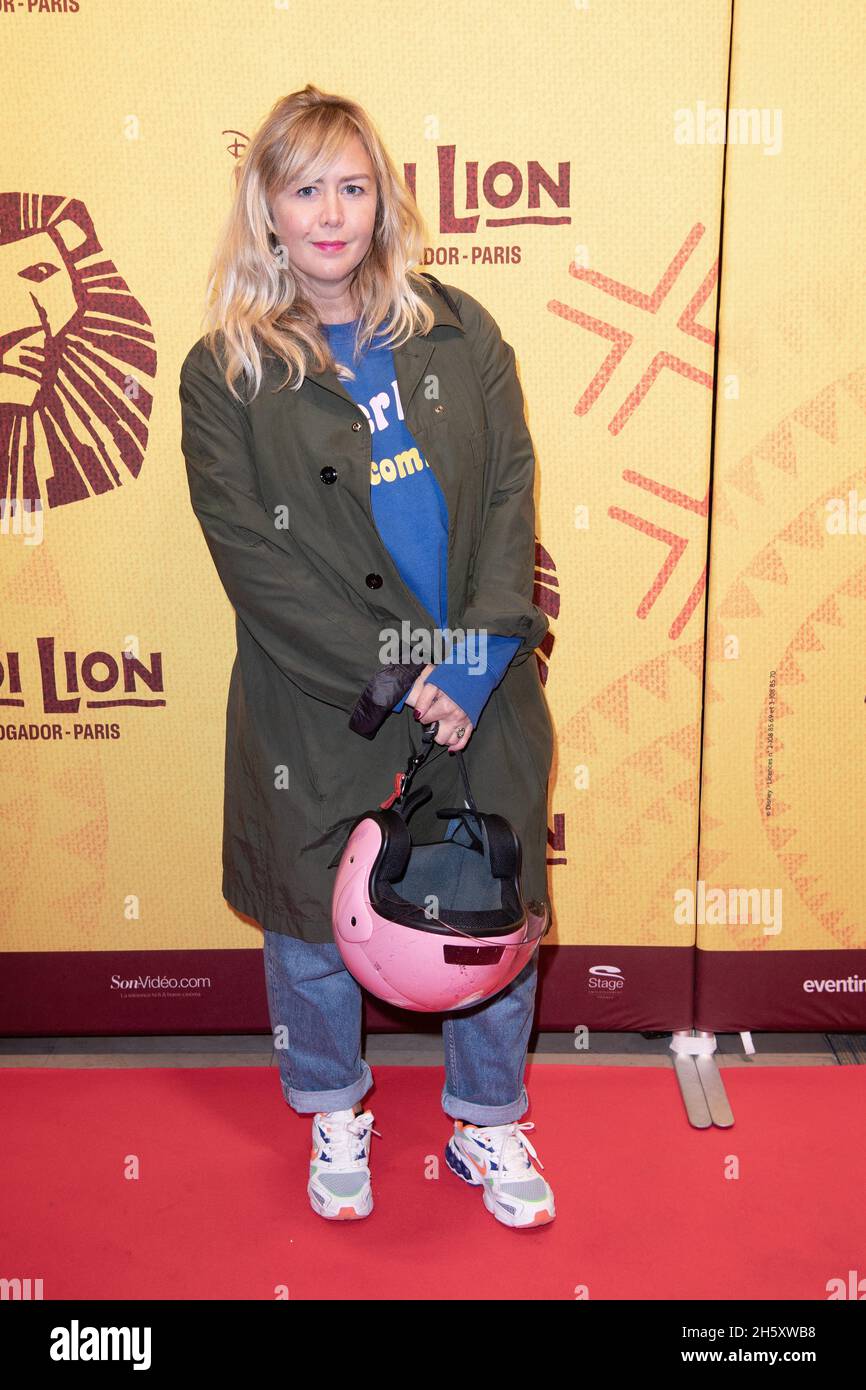 Paris, France. 11th Nov, 2021. Enora Malagre attends the musical comedy ...