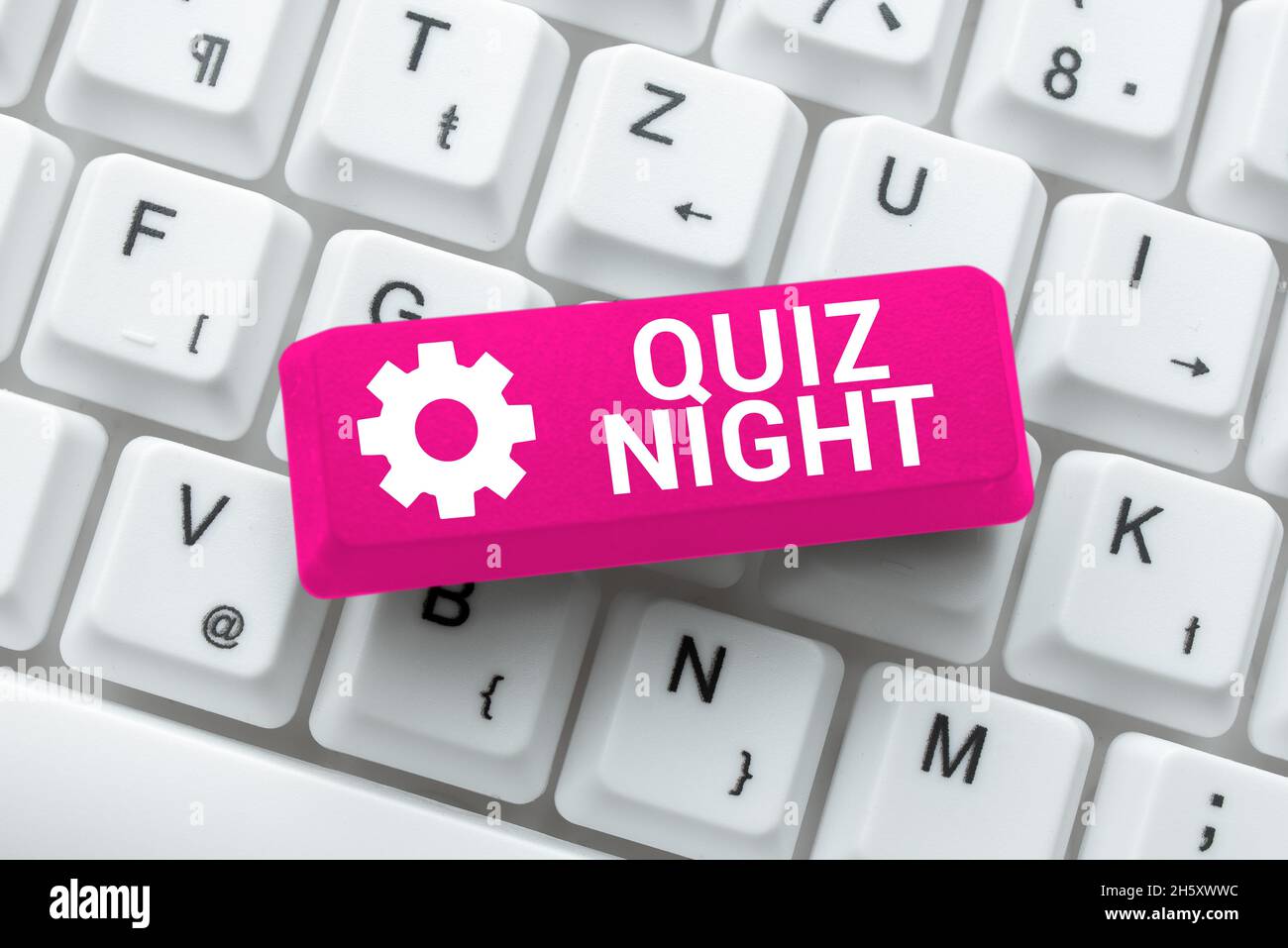Inspiration showing sign Quiz Night. Business idea evening test ...