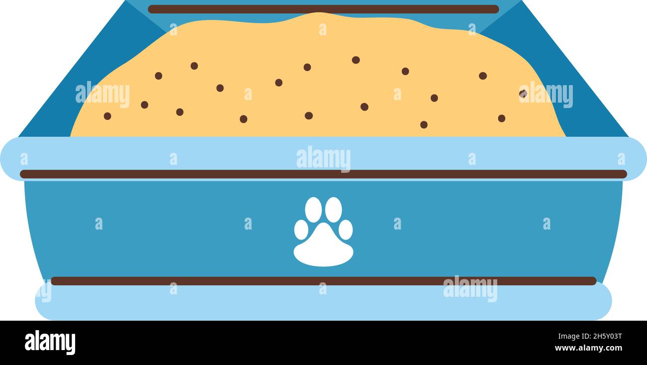 cat sand box Stock Vector Image & Art - Alamy