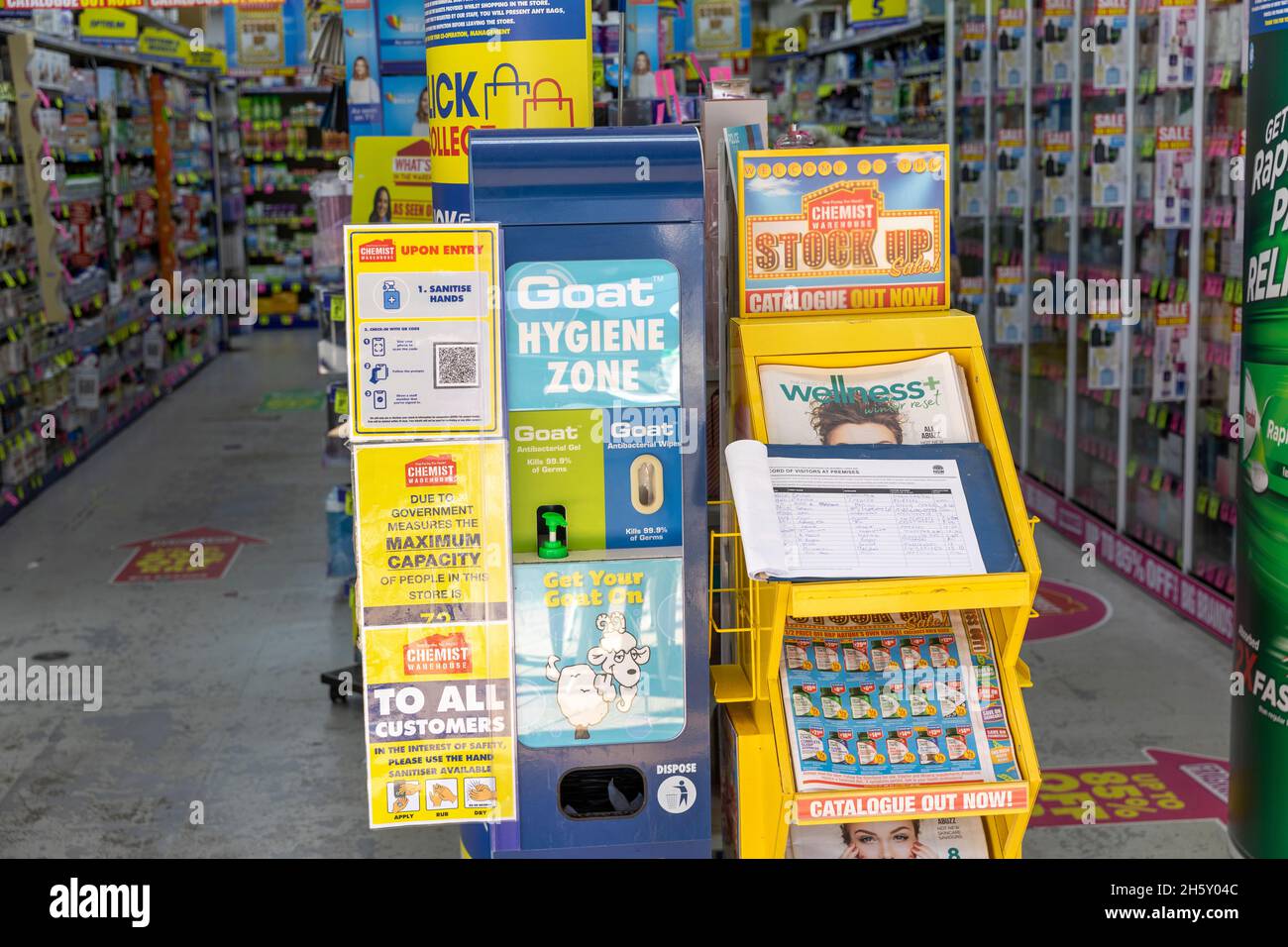 Australian chemist pharmacy requiring customers to scan QR code on ...