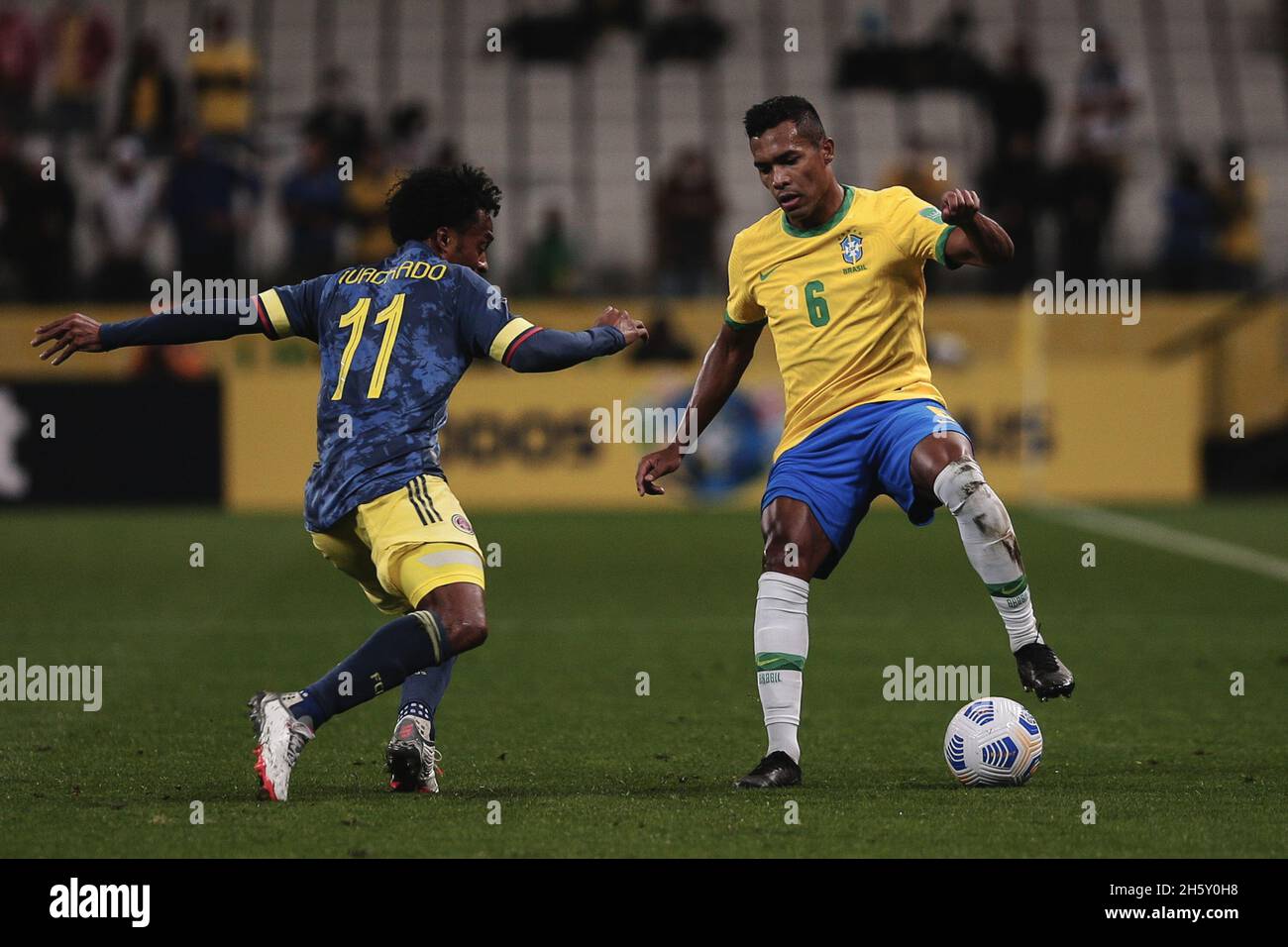 SP - Sao Paulo - 11/11/2021 - WORLD CUP 2022 MATCH, BRAZIL X COLOMBIA ...
