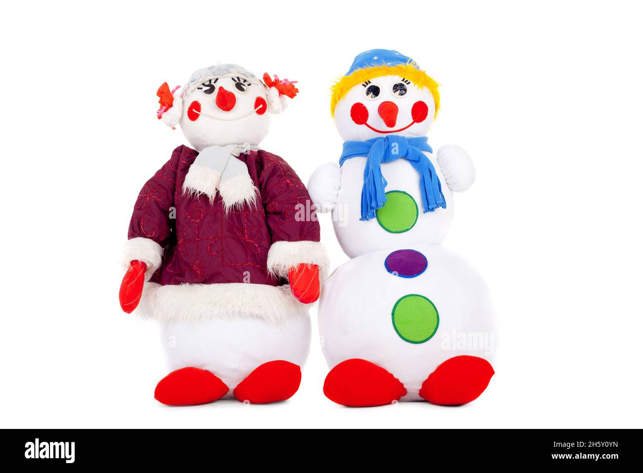 Hand made textile christmas Cut Out Stock Images & Pictures - Alamy