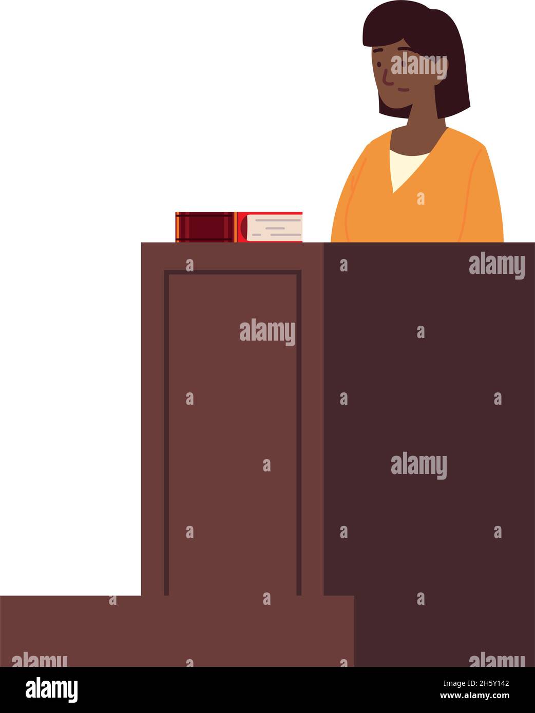 Witness box court Stock Vector Images - Alamy