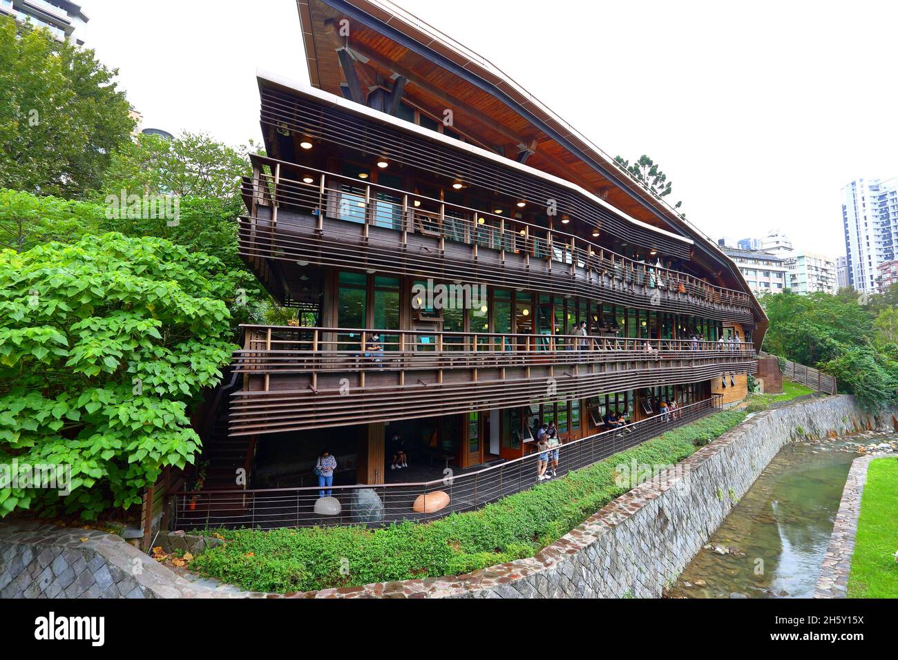 Beitou library (Taipei Public Library Beitou Branch) in Taipei taiwan ...