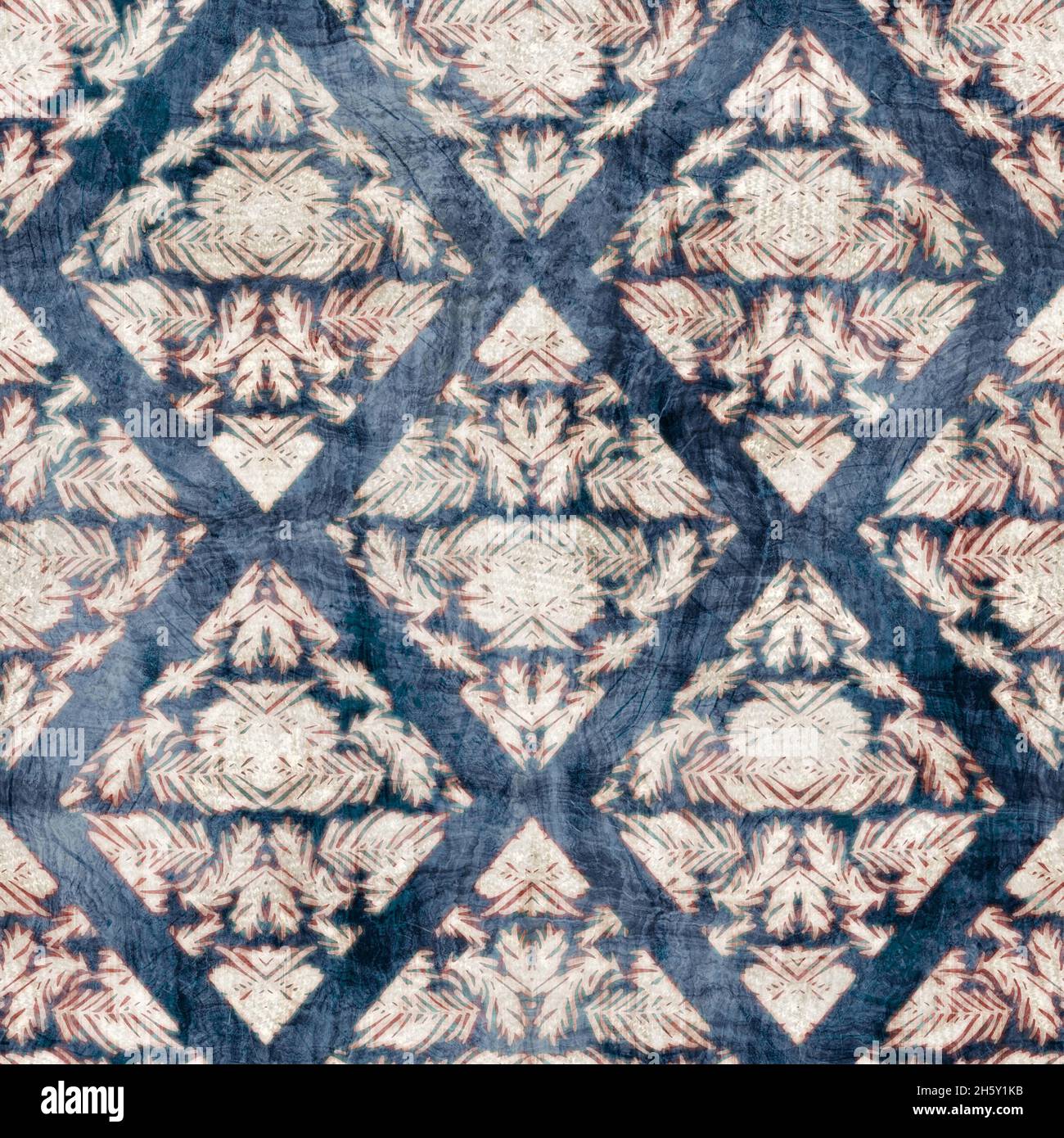 Seamless damask flourish motif Victorian style surface pattern design ...