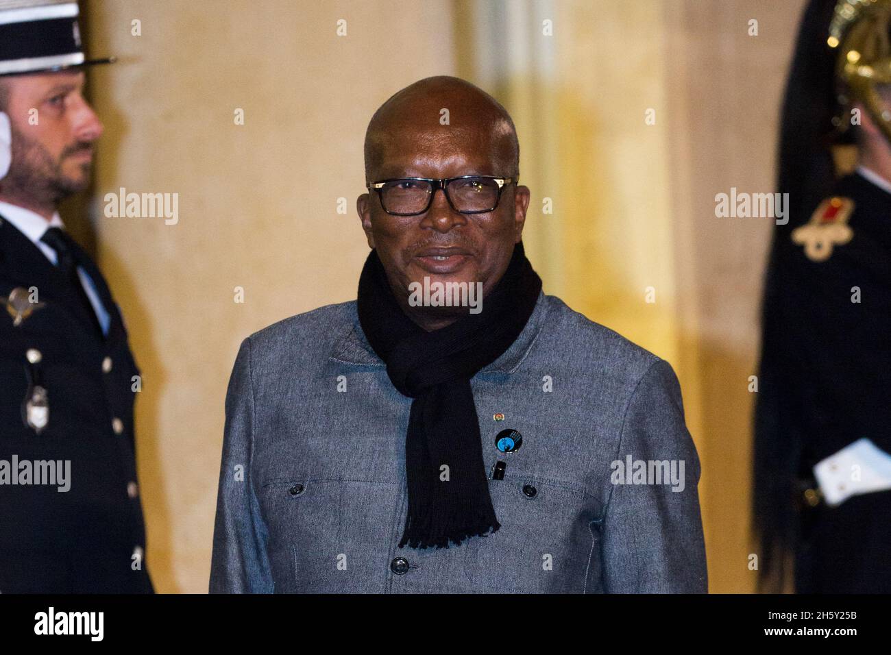 Paris, France. 11th Nov, 2021. Roch Marc Christian Kabore Burkina Faso ...