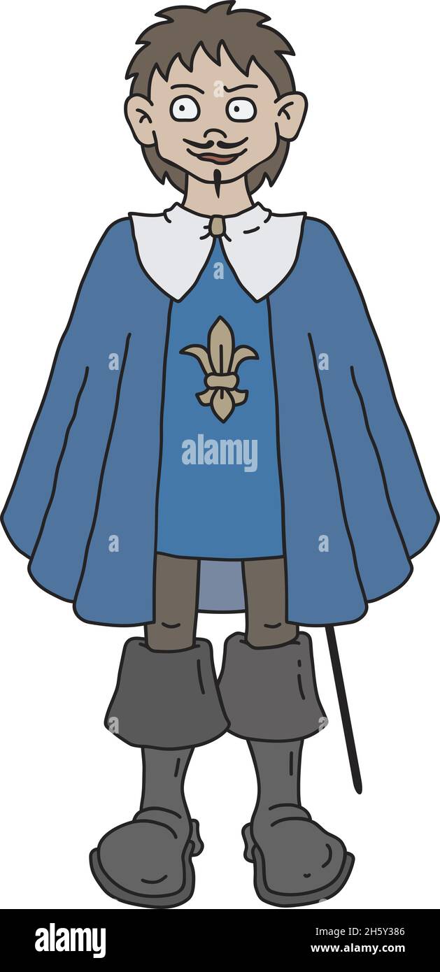 Man in blue cloak Cut Out Stock Images & Pictures - Alamy