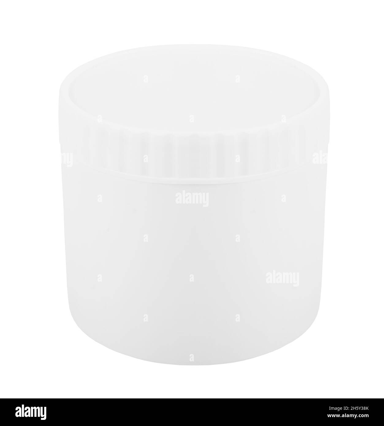 White jar container plastic isolated on white background, Saved ...