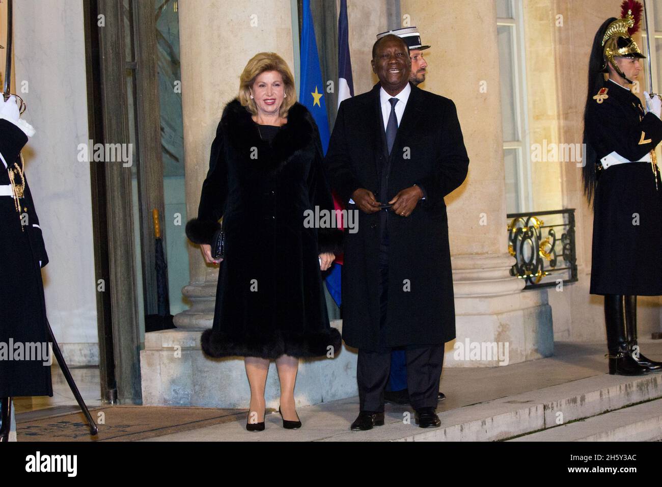 Paris, France. 11th Nov, 2021. Alassane Ouattara Cote d'Ivoire ...