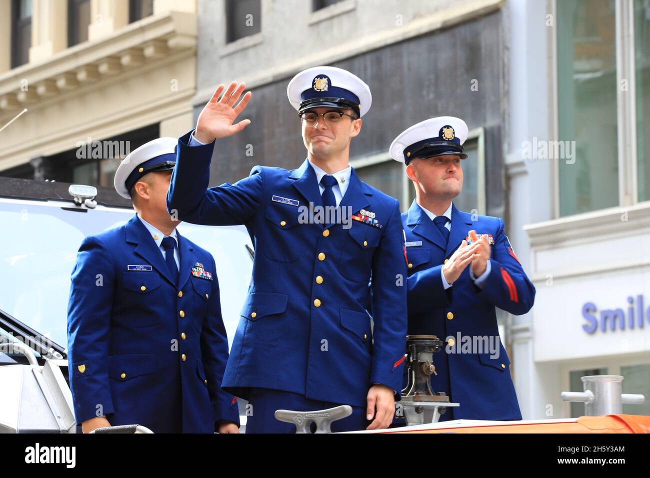 New York, N.Y/USA – 11th Nov. 2021: Members of the United States Coast ...