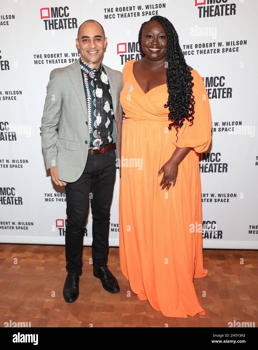 New York, NY, USA. 11th Nov, 2021. Saheem Ali, Jocelyn Bioh at arrivals ...