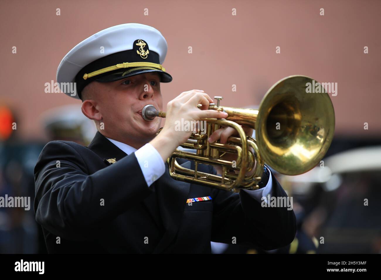 New York, N.Y/USA – 11th Nov. 2021: Members from the Massachusetts ...