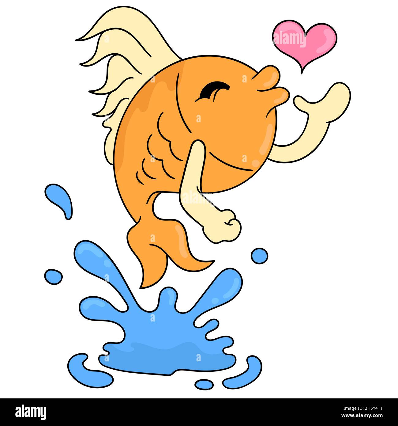 female betta fish jumping from the water Stock Vector Image & Art - Alamy