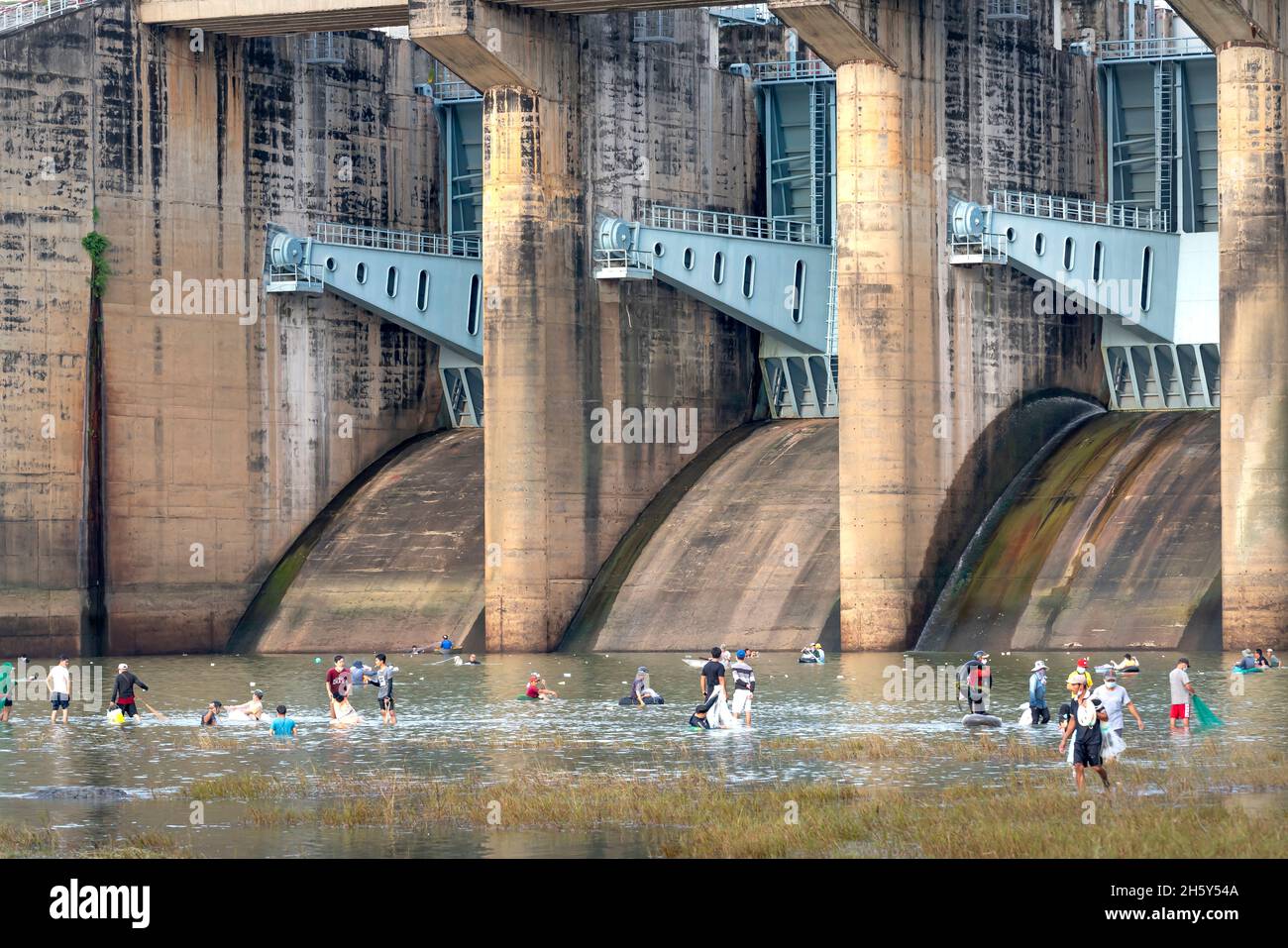 Tri An Hydroelectric Dam, Dong Nai Province, Vietnam - November 3, 2021 ...
