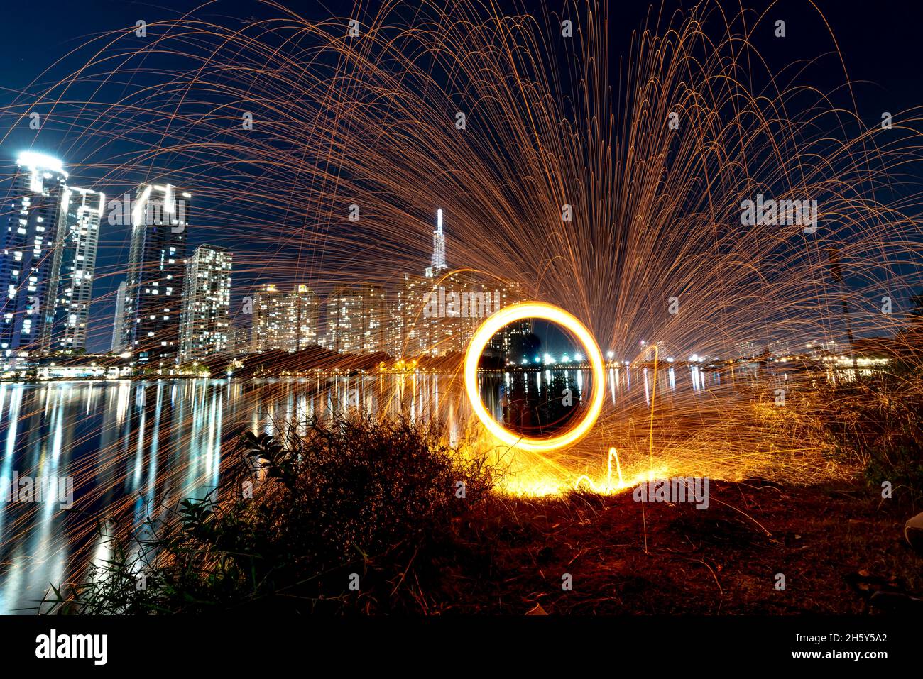 Burnt fireworks hi-res stock photography and images - Alamy
