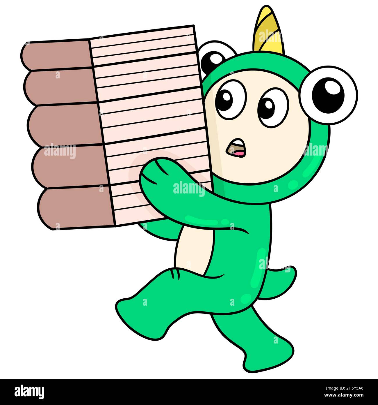 monsters are learning how to carry Stock Vector Image & Art - Alamy