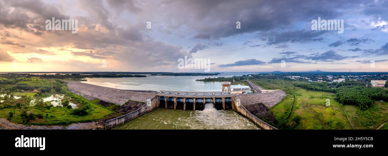Tri An Hydropower Dam, Dong Nai Province, Vietnam - November 1, 2021 ...
