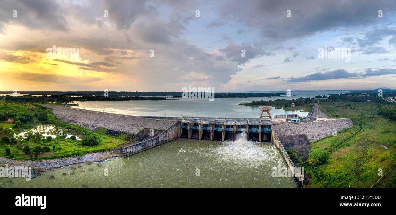 Tri An Hydropower Dam, Dong Nai Province, Vietnam - November 1, 2021 ...