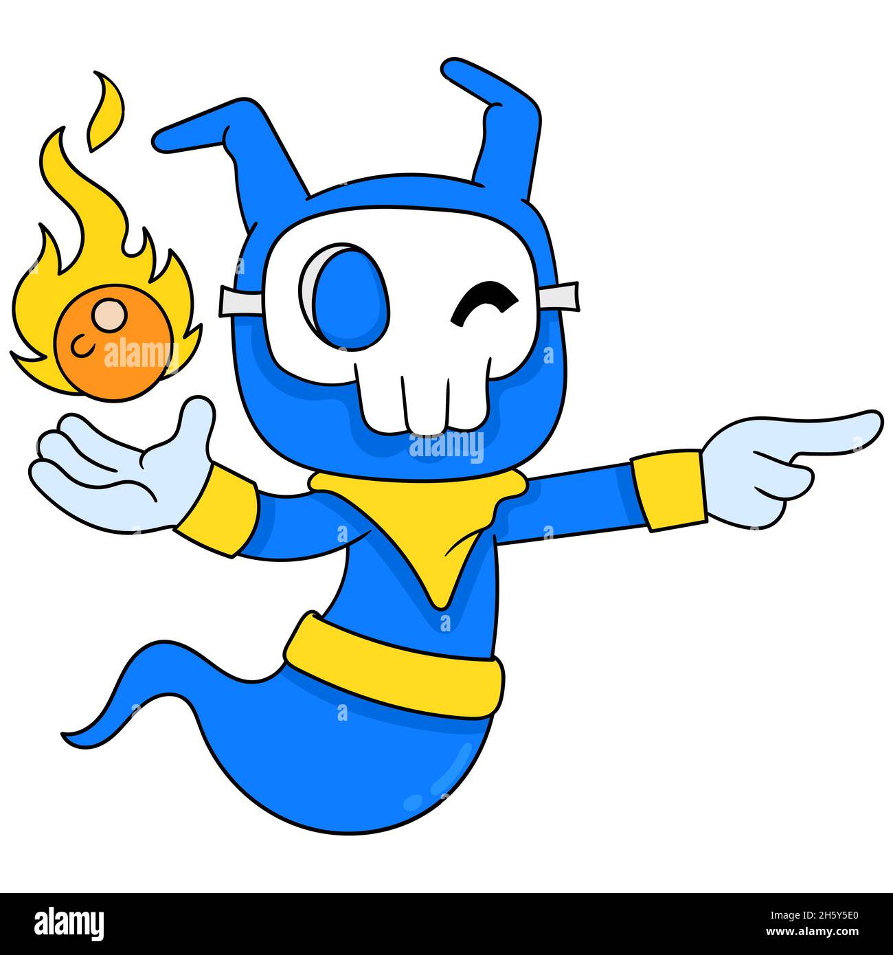 The monster is releasing the power Stock Vector Image & Art - Alamy