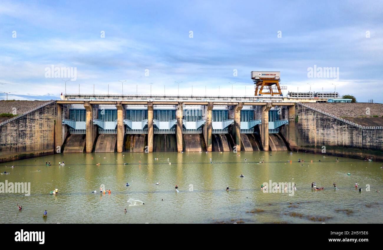 Tri An Hydroelectric Dam, Dong Nai Province, Vietnam - November 3, 2021 ...