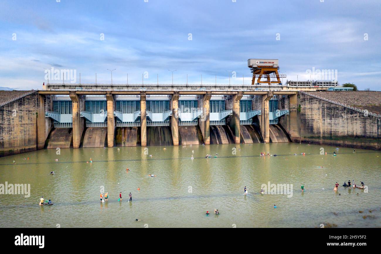 Tri An Hydroelectric Dam, Dong Nai Province, Vietnam - November 3, 2021 ...