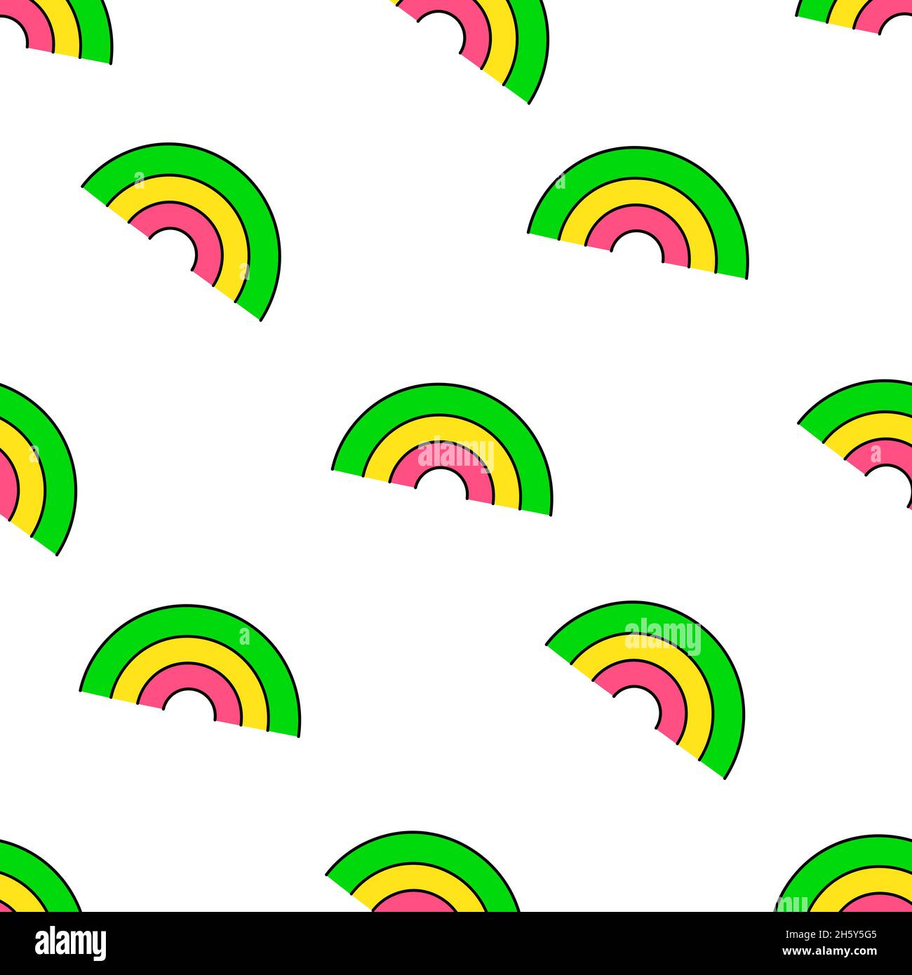 rainbow seamless repeat pattern Stock Vector Image & Art - Alamy