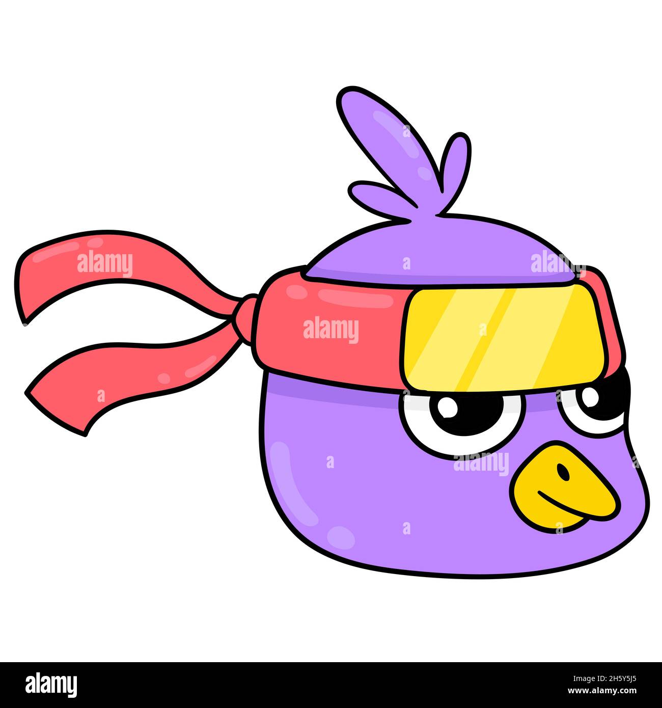 Cartoon serious face hi-res stock photography and images - Alamy